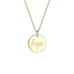Elli Halskette 'Hope' Damen Gr&ouml;&szlig;e 45 gold