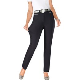 Damen Thermohose in elastischer Bengalin-Qualit&auml;t grafit-meliert Gr&ouml;&szlig;e 38