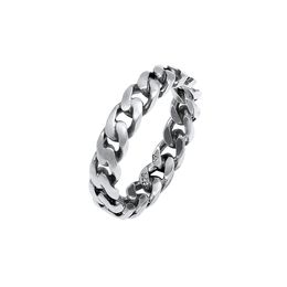 Elli Ring 'Twisted' Damen Gr&ouml;&szlig;e 56 schwarz / silber