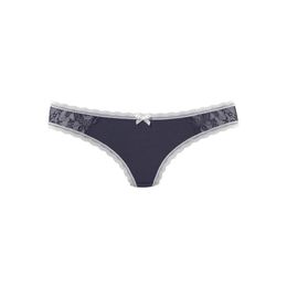 Lascana String Damen Gr&ouml;&szlig;e XS/S blau / wei&szlig;