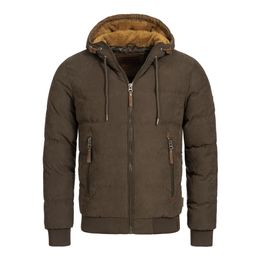 INDICODE Jeans Winterjacke 'Adeline' Herren Gr&ouml;&szlig;e S sepia