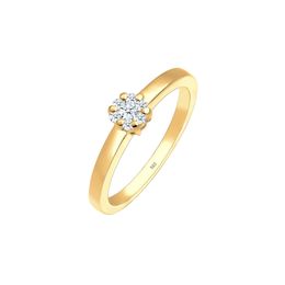Elli DIAMONDS Ring Damen Gr&ouml;&szlig;e 56 gold