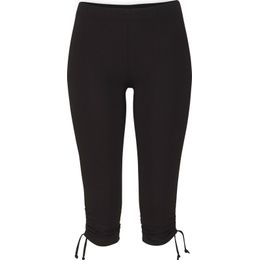 Beach Time Damen Caprileggings schwarz Gr&ouml;&szlig;e 48/50