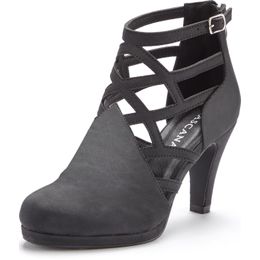 Lascana Damen Stiefelette schwarz Gr&ouml;&szlig;e 42
