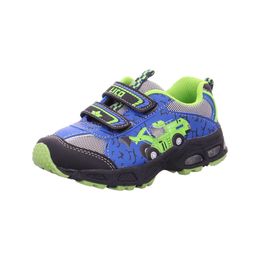 Lico Sneaker 'Loader V' Jungen Gr&ouml;&szlig;e 33 royalblau / hellgr&uuml;n / schwarz / wei&szlig;