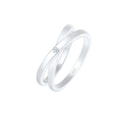Elli DIAMONDS Ring Damen Gr&ouml;&szlig;e 58 silber