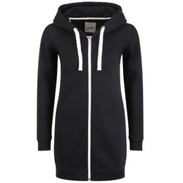 oxmo Sweatjacke 'Olinda' Damen Gr&ouml;&szlig;e L schwarz / wei&szlig;