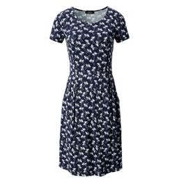 Aniston Selected Kleid Damen Gr&ouml;&szlig;e 40 navy / wei&szlig;