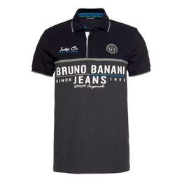 Bruno Banani Poloshirt Herren Gr&ouml;&szlig;e M anthrazit / schwarz