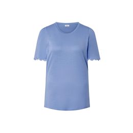 Tchibo - Shirt mit Raffung - Damen - Gr. XL - hellblau