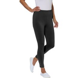CR&Eacute;ATION L Damen Leggings in Stretch-Qualit&auml;t schwarz Gr&ouml;&szlig;e 54
