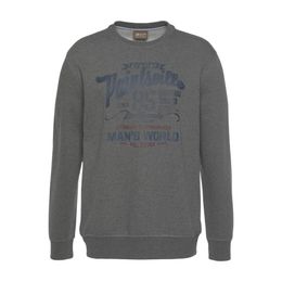 MAN'S WORLD Man's World Sweatshirt Herren Gr&ouml;&szlig;e XL blau / rot / schwarz