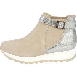 Heine Damen Stiefelette beige-champagner Gr&ouml;&szlig;e 41