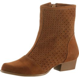 Heine Damen Stiefelette cognac Gr&ouml;&szlig;e 37