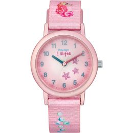 Prinzessin Lillifee Uhr M&auml;dchen Gr&ouml;&szlig;e One Size hellblau / pink / rosa / rot
