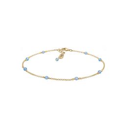 Elli Fu&szlig;schmuck Damen Gr&ouml;&szlig;e One Size hellblau / gold