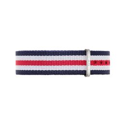 Daniel Wellington Textilband Herren Gr&ouml;&szlig;e One Size navy / cranberry / wei&szlig;