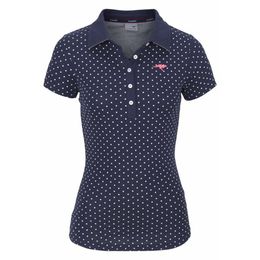 Kangaroos Poloshirt Damen Gr&ouml;&szlig;e XS marine / wei&szlig;