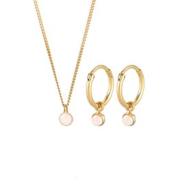 Elli Premium Schmuckset Damen Gr&ouml;&szlig;e One Size gold / rosa