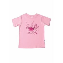 Liliput Niedliches T-Shirt mit Blumen-Print M&auml;dchen Gr&ouml;&szlig;e 98/104 rosa