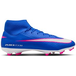 Nike ZM SUPERFLY 10 ACAD FG-MG Fu&szlig;ballschuhe Herren - Gr&ouml;&szlig;e 47 - blau