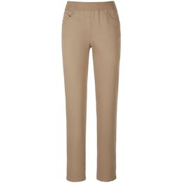 Brax - Comfort Plus-Jeans Modell Carina Fun, beige, Gr. 18 - Baumwolle