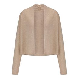Peter Hahn - Strickjacke mit Kaschmir, beige, Gr. 46 / L - Schurwolle