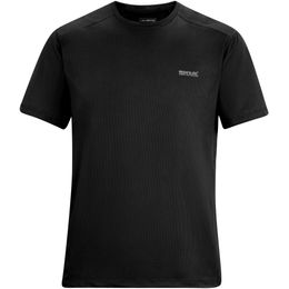 Regatta Virda Herren Funktionsshirt schwarz L - Herrenshirts, -hemden & -pullover