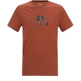 Regatta Breezed Herren T-Shirt mit Grafikdruck melon XXXL - Herrenshirts, -hemden & -pullover