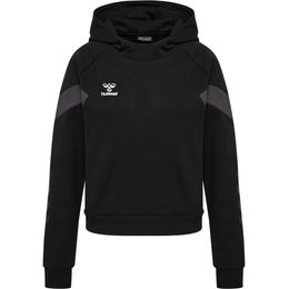 Hummel Sportsweatshirt 'TRAVEL' Damen Gr&ouml;&szlig;e L grau / schwarz / wei&szlig;