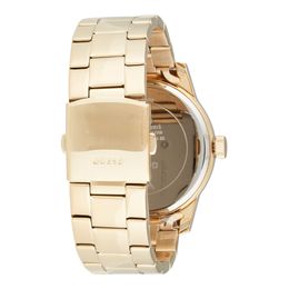 Guess Uhr 'Badge' Herren Gr&ouml;&szlig;e One Size ecru / gold