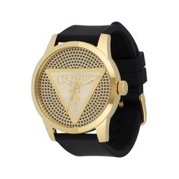 Guess Uhr 'BADGE' Herren Gr&ouml;&szlig;e One Size gold / schwarz