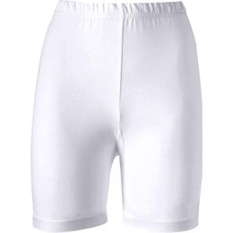 Damen Radlerhose in kurzer Form wei&szlig;, Gr&ouml;&szlig;e 38