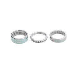Furla Jewellery Ring Damen Gr&ouml;&szlig;e 56 t&uuml;rkis / silber / transparent