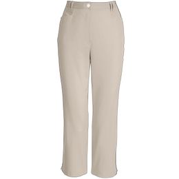 COSMA Damen 7/8-Hose schmutzabweisend und knitterarm stein, Gr&ouml;&szlig;e 40