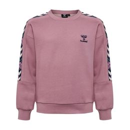 Hummel Sweatshirt 'Zoe' M&auml;dchen Gr&ouml;&szlig;e 134 dunkelblau / altrosa / wei&szlig;