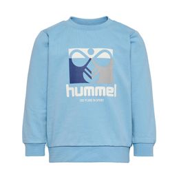 Hummel Sweatshirt Jungen Gr&ouml;&szlig;e 62 himmelblau / grau / wei&szlig;