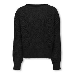 Only Girls Pullover 'KOGRosetta' M&auml;dchen Gr&ouml;&szlig;e 110/116 schwarz