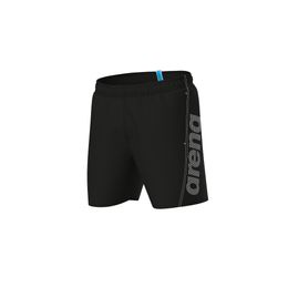 arena Beach Short 'FUNDAMENTALS LOGO BOXER' Herren Gr&ouml;&szlig;e XXL schwarz / wei&szlig;