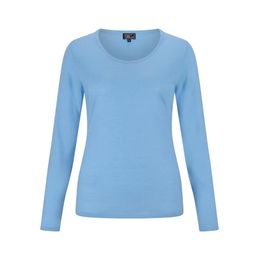 Cash-mere.ch Kaschmir Pullover Damen Gr&ouml;&szlig;e XXL azur