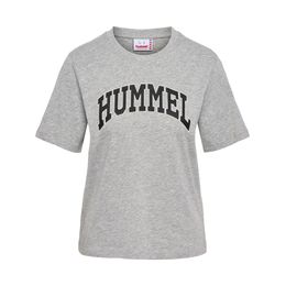 Hummel T-Shirt 'Gill' Damen Gr&ouml;&szlig;e M graumeliert / schwarz / wei&szlig;