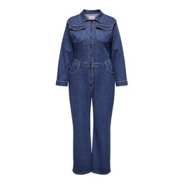 Only Carmakoma Jumpsuit 'Poppy' Damen Gr&ouml;&szlig;e 7XL dunkelblau