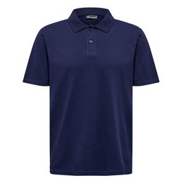 Hummel Poloshirt Herren Gr&ouml;&szlig;e S navy