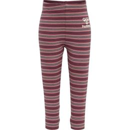 Hummel Leggings M&auml;dchen Gr&ouml;&szlig;e 86 ecru / beere / altrosa / schwarz