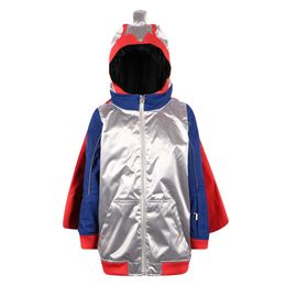WeeDo Outdoorjacke 'Powdo Commander' Jungen Gr&ouml;&szlig;e 140 blau / rot / silber