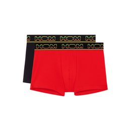 HOM Boxershorts Herren Gr&ouml;&szlig;e S gelb / gr&uuml;n / rot / schwarz