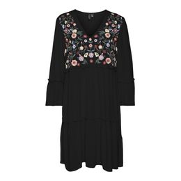 V&eacute;ro Moda Vero Moda Kleid 'SINA' Damen Gr&ouml;&szlig;e 38 mischfarben / schwarz Winterkleid