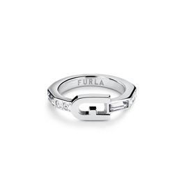 Furla Jewellery Ring Damen Gr&ouml;&szlig;e 58 silber / transparent
