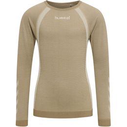 Hummel Shirt Jungen Gr&ouml;&szlig;e 140/152 dunkelbeige / taupe