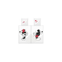Disney Bettw&auml;sche-Set Mickey & Minnie mehrfarbig Ma&szlig;e (cm): B: 135 H: 1 &raquo; M&ouml;bel Kraft